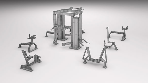 3D gym equipment model - TurboSquid 1151662
