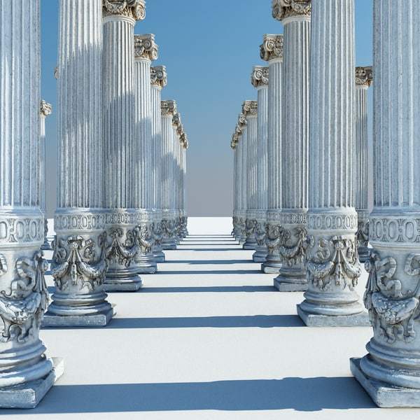 3D model ancient pillar ready - TurboSquid 1151809