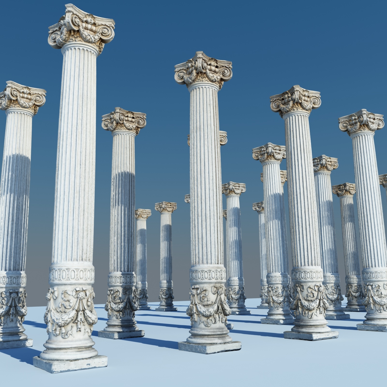 3D model ancient pillar ready - TurboSquid 1151809
