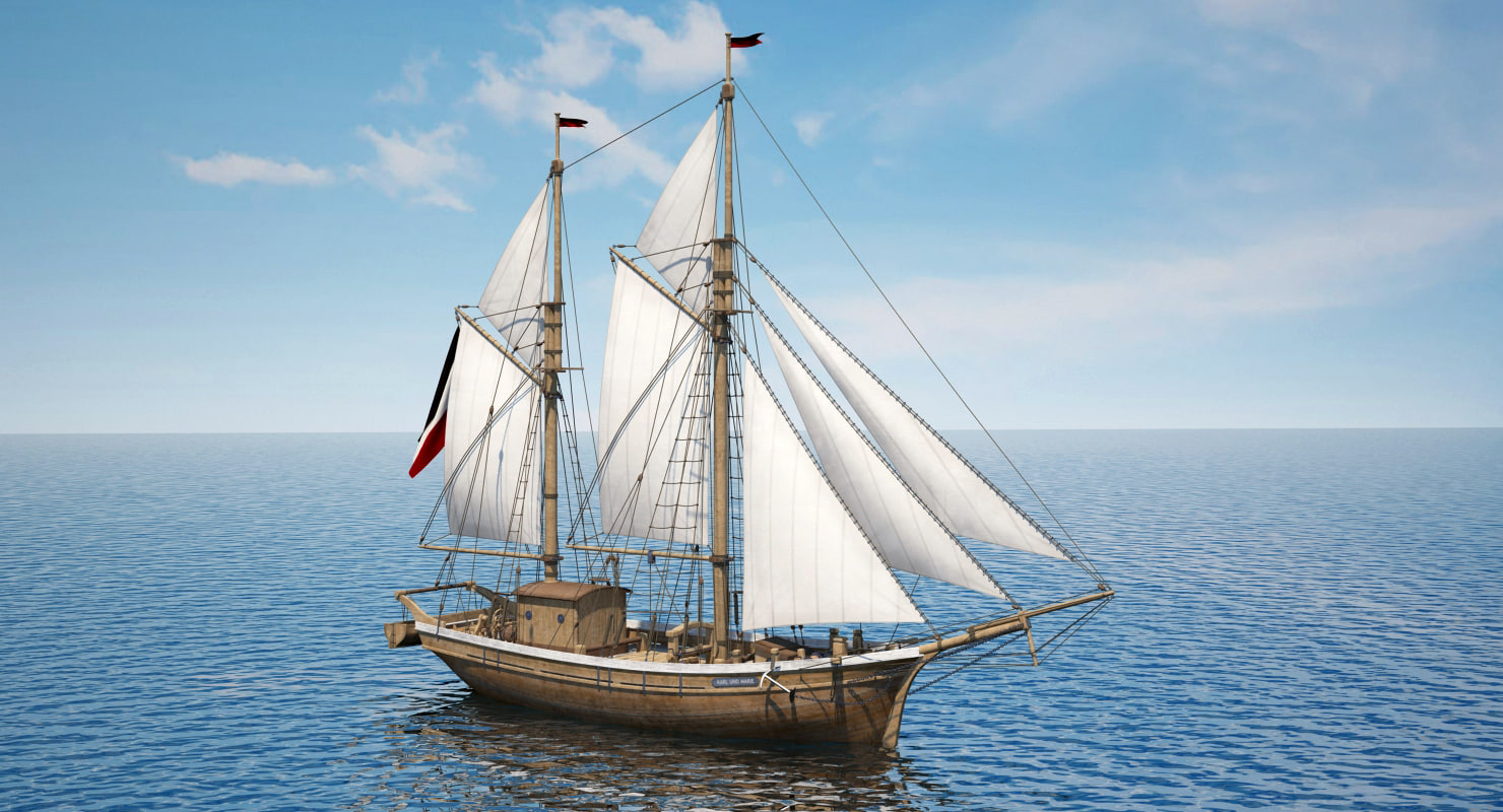 Galeas ship sea 3D model - TurboSquid 1152106