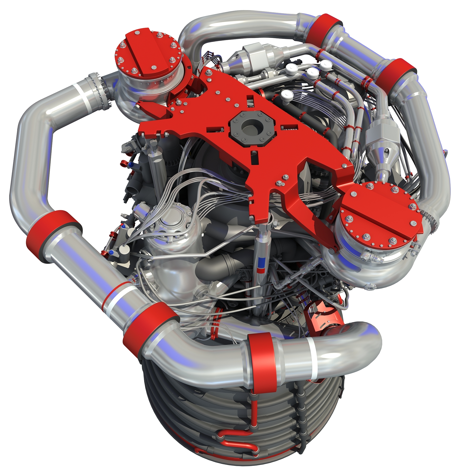 Rs-25 space shuttle engine model - TurboSquid 1152303