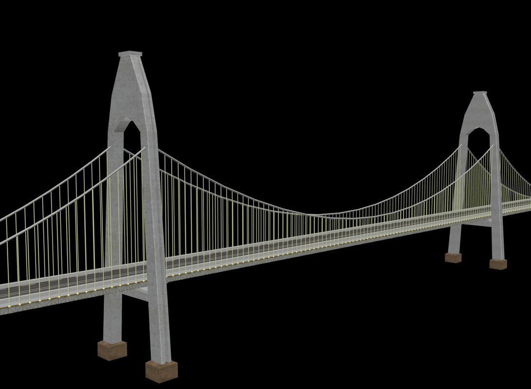 3D bridge - TurboSquid 1152657
