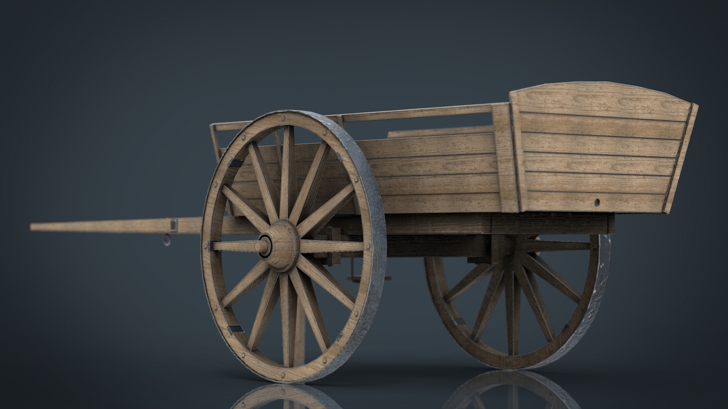 Farm cart 3D - TurboSquid 1152797