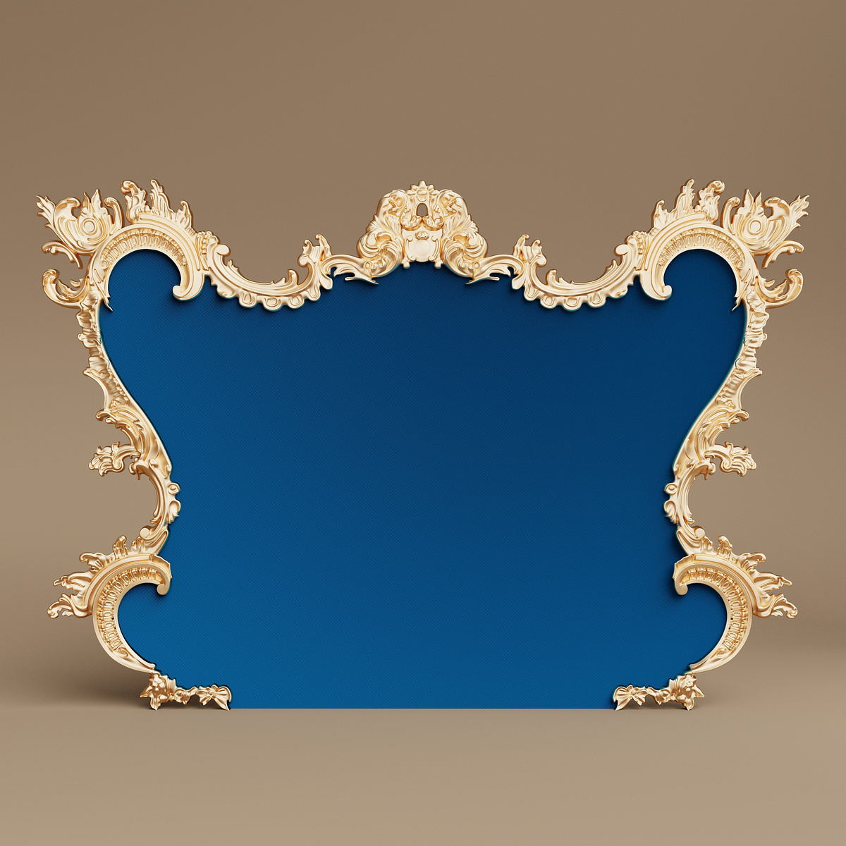 Baroque arc frame wall 3D model - TurboSquid 1152812