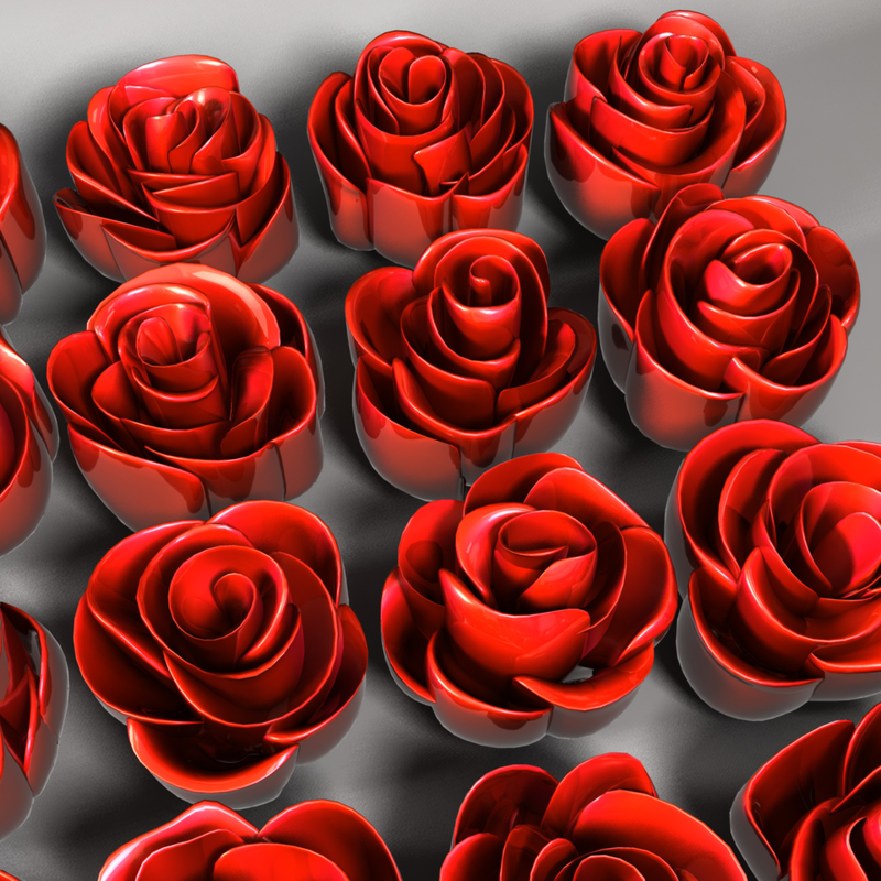 Roses 02 cnc 3D - TurboSquid 1152890