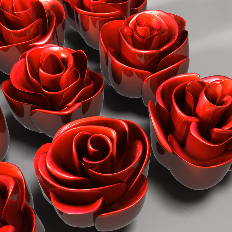 Roses 02 cnc 3D - TurboSquid 1152890