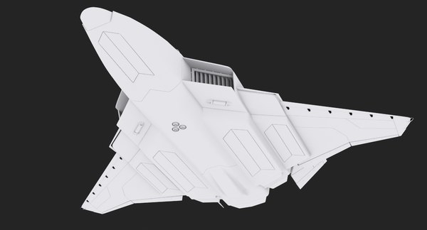 Stealth fighters space spaceship model - TurboSquid 1153003