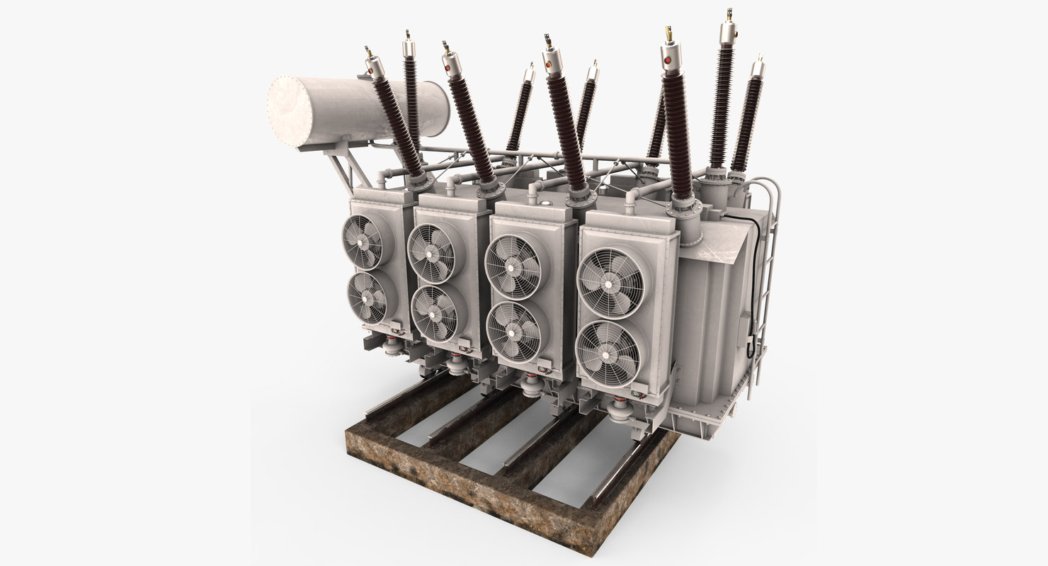 Power transformer 3D model - TurboSquid 1153154