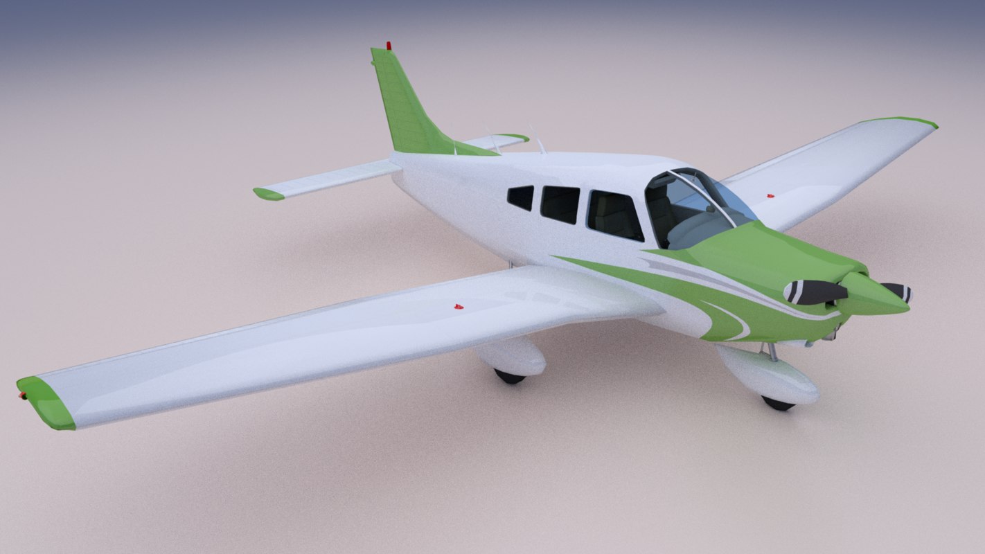 Pa28 instruments panel 3D model - TurboSquid 1153172