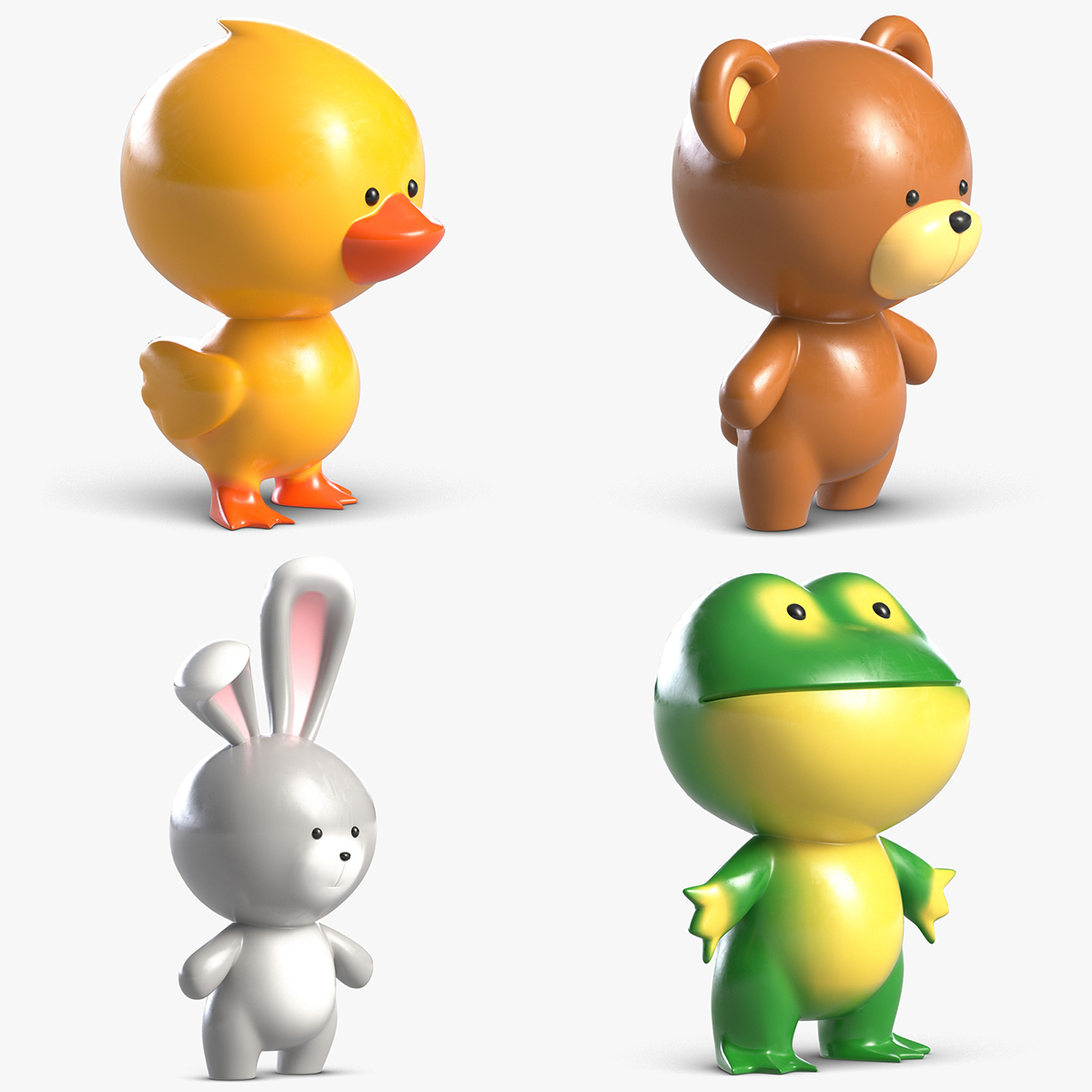 3D toys animal pack 2 model - TurboSquid 1153192