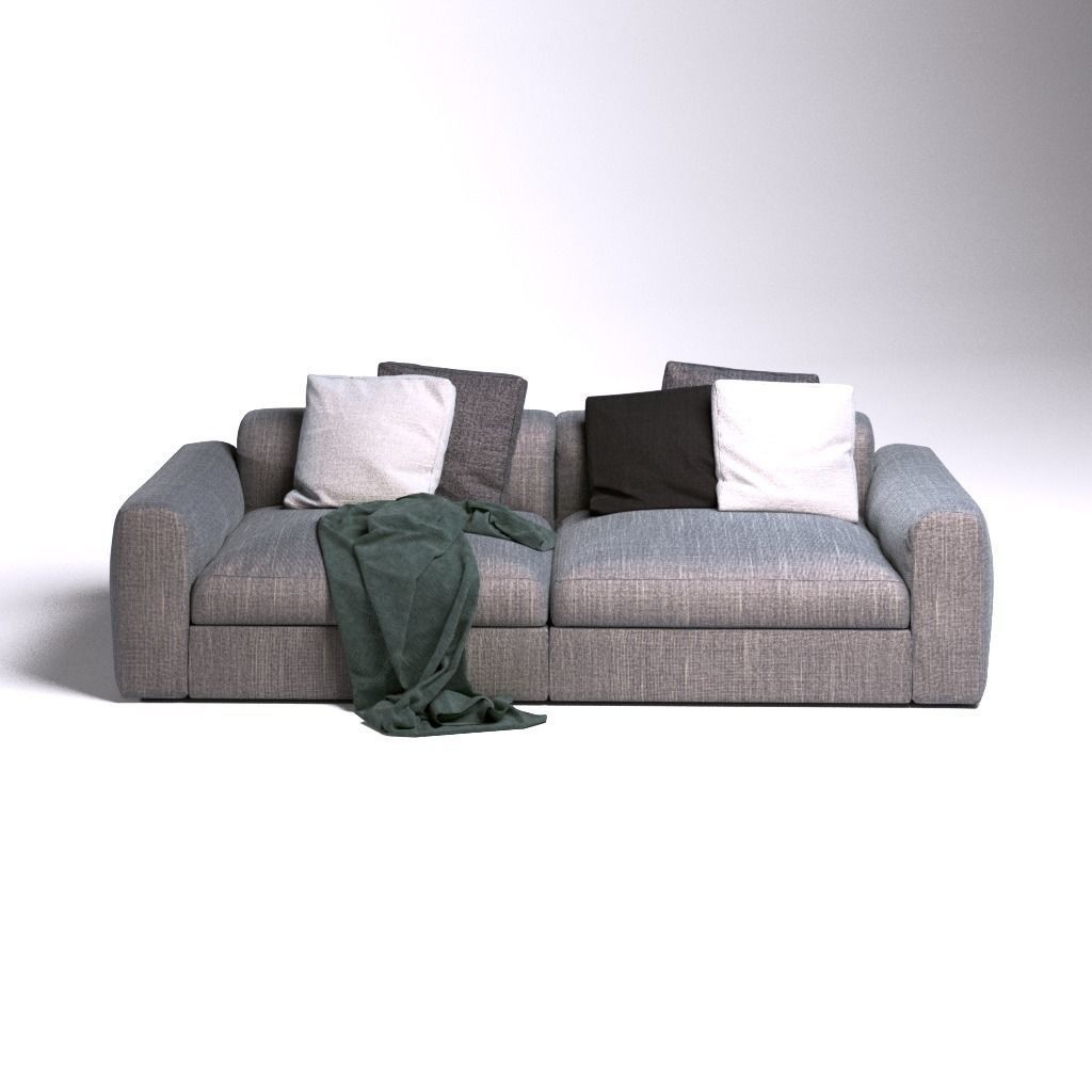 modelo 3d Sofá Poliform Dune - TurboSquid 1153224