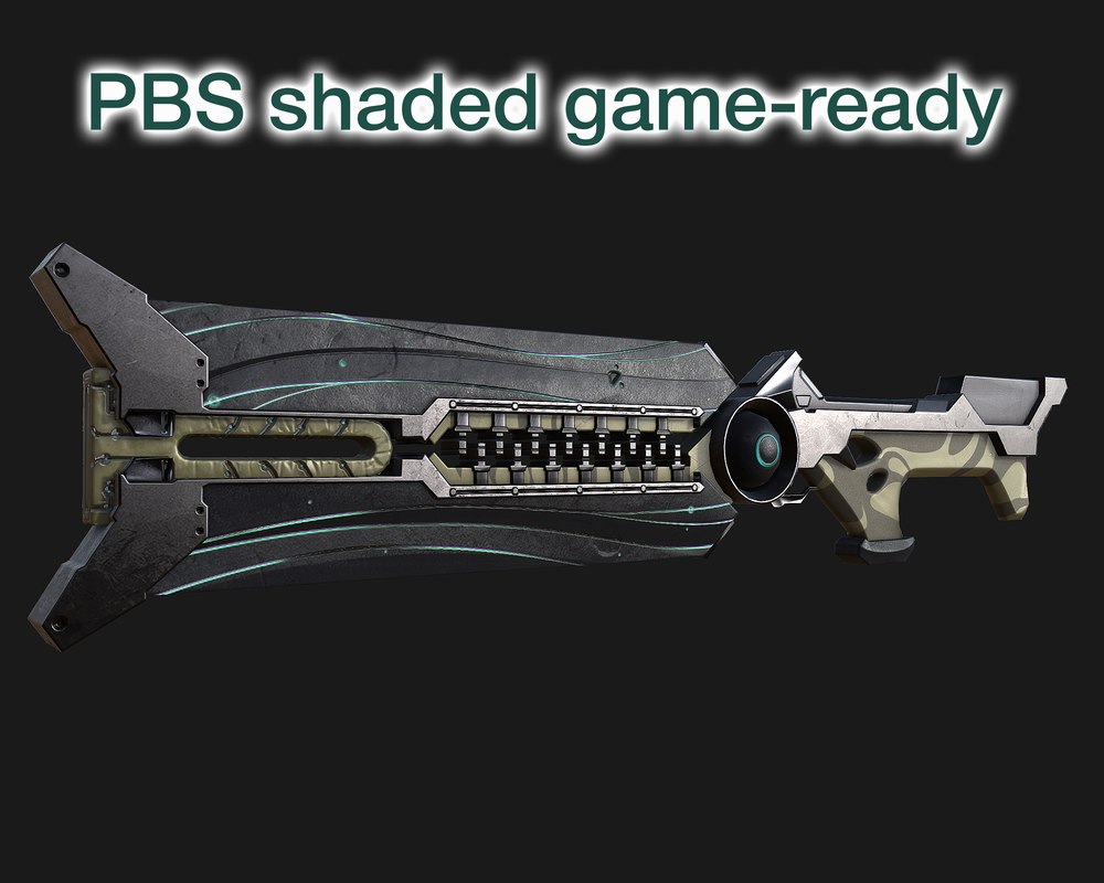 Pbs gun 3D - TurboSquid 1153282