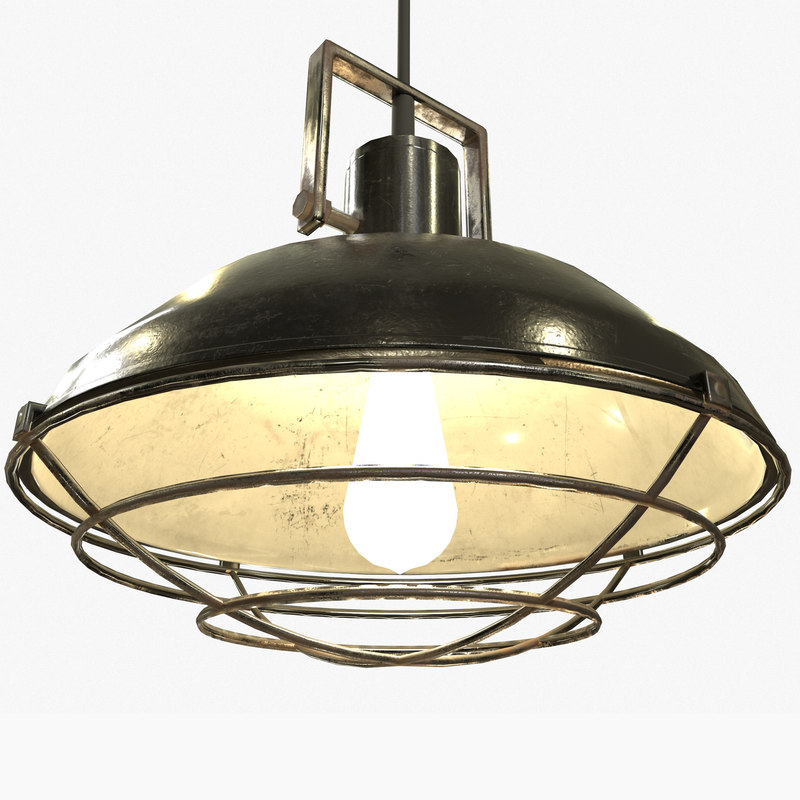 Ready industrial overhead light 3D model - TurboSquid 1153310