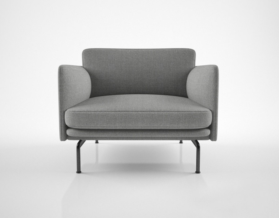 Muuto outline chair 3D model - TurboSquid 1153474