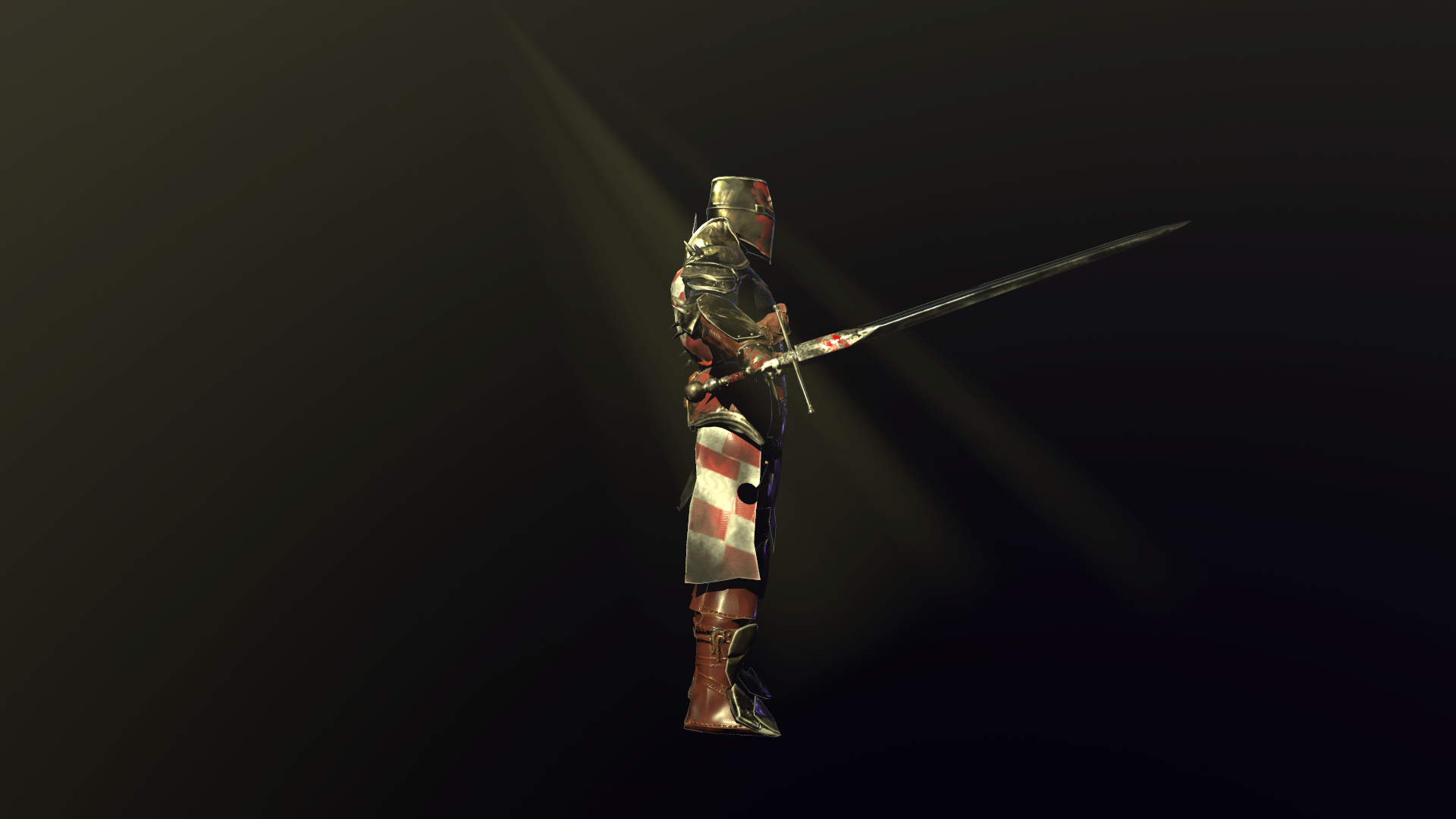 Knight rigged animation 3D model - TurboSquid 1153513