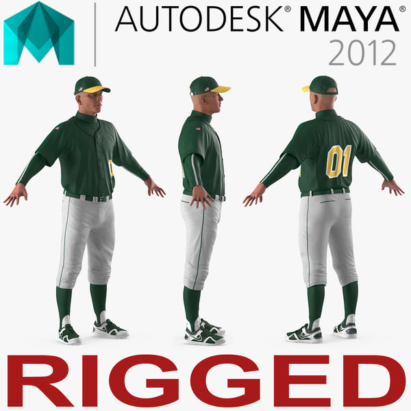 Baseball Player 3D Models for Download | TurboSquid