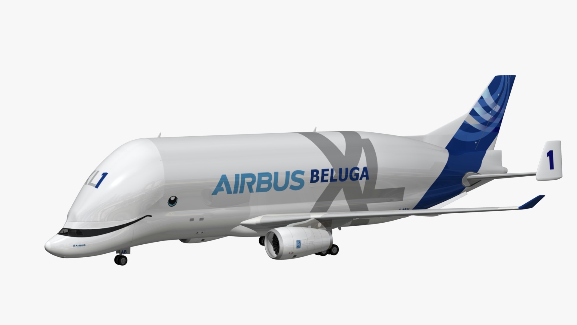 Airbus beluga xl 3D model - TurboSquid 1153703