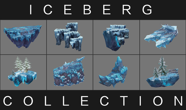 3d iceberg 1 model