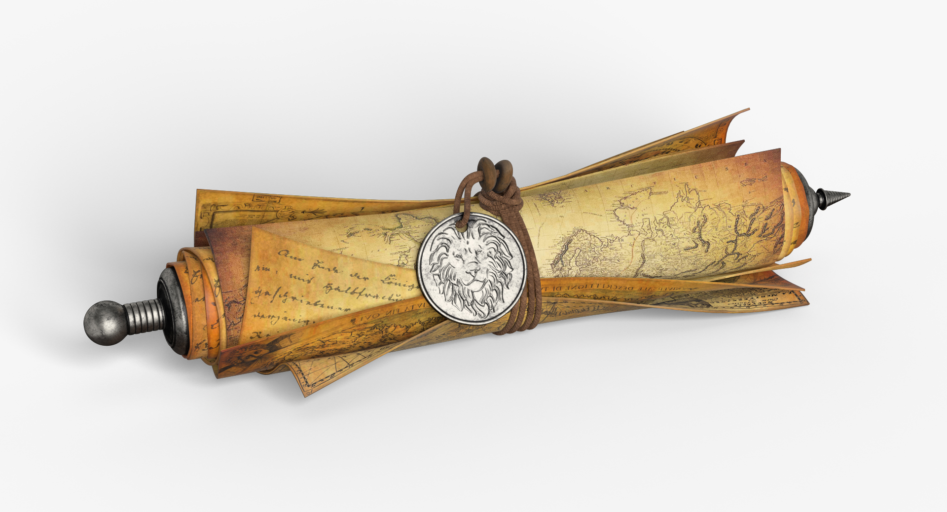 Scroll roll 3D - TurboSquid 1153851