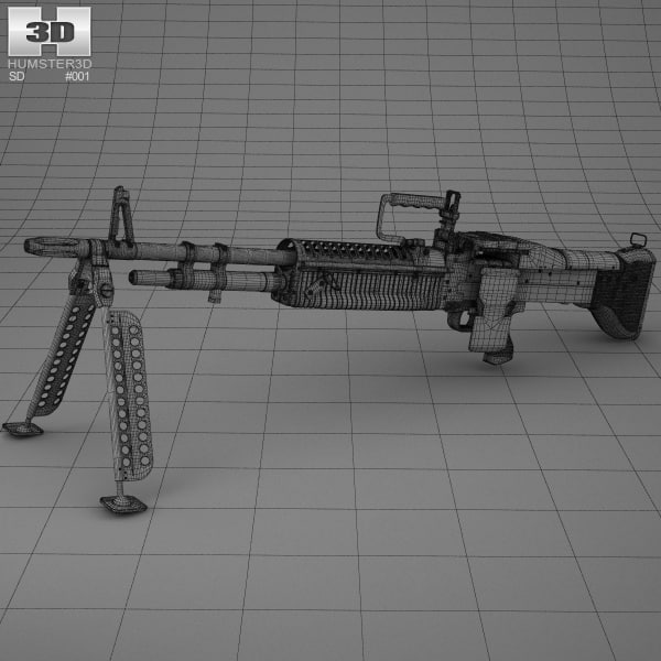 3D saco defense m60 model - TurboSquid 1154057