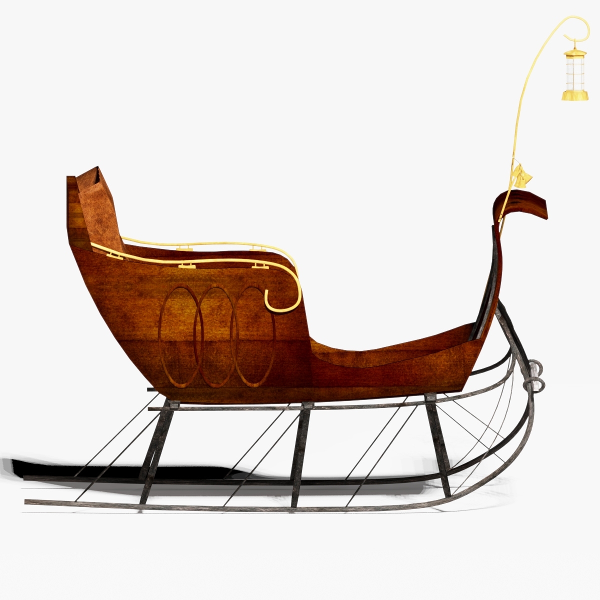 Rustic sleigh model - TurboSquid 1154154