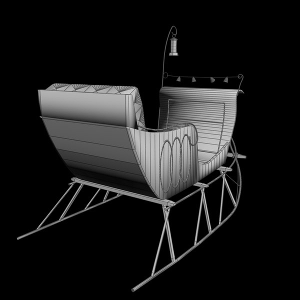 Rustic sleigh model - TurboSquid 1154154