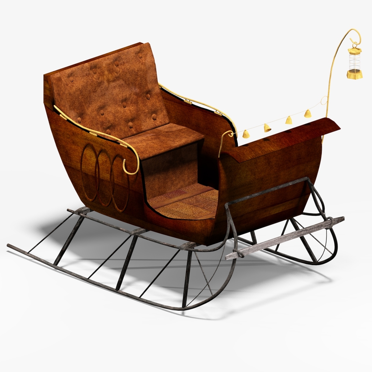 Rustic sleigh model - TurboSquid 1154154