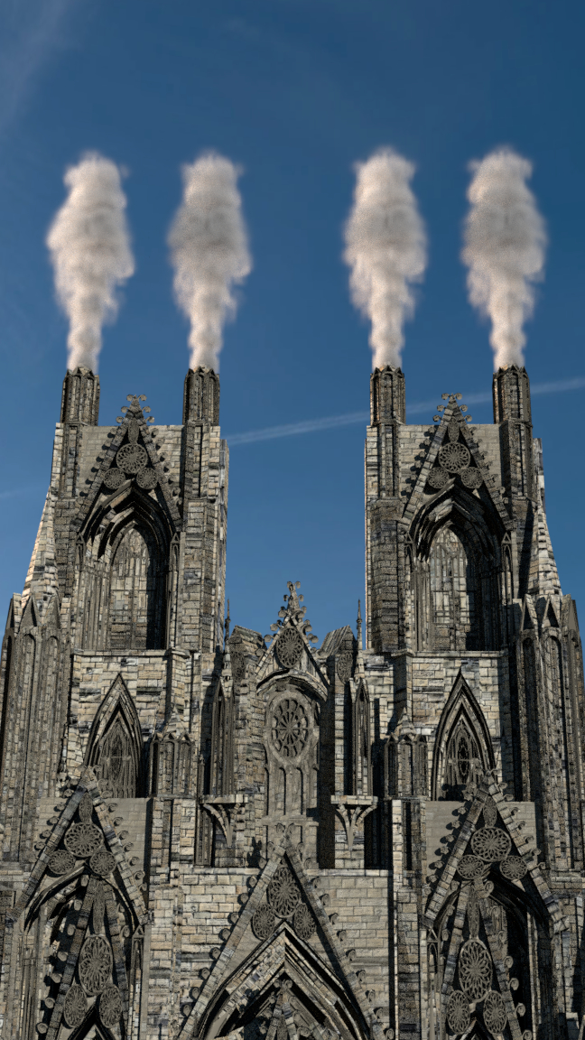 3D victorian neo-gothic facade gothic - TurboSquid 1154351