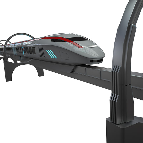 3D sci-fi train 2 - TurboSquid 1154377