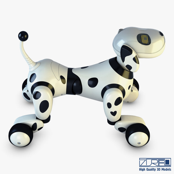 Zoomer robot dog dalmatian 3D model - TurboSquid 1154383