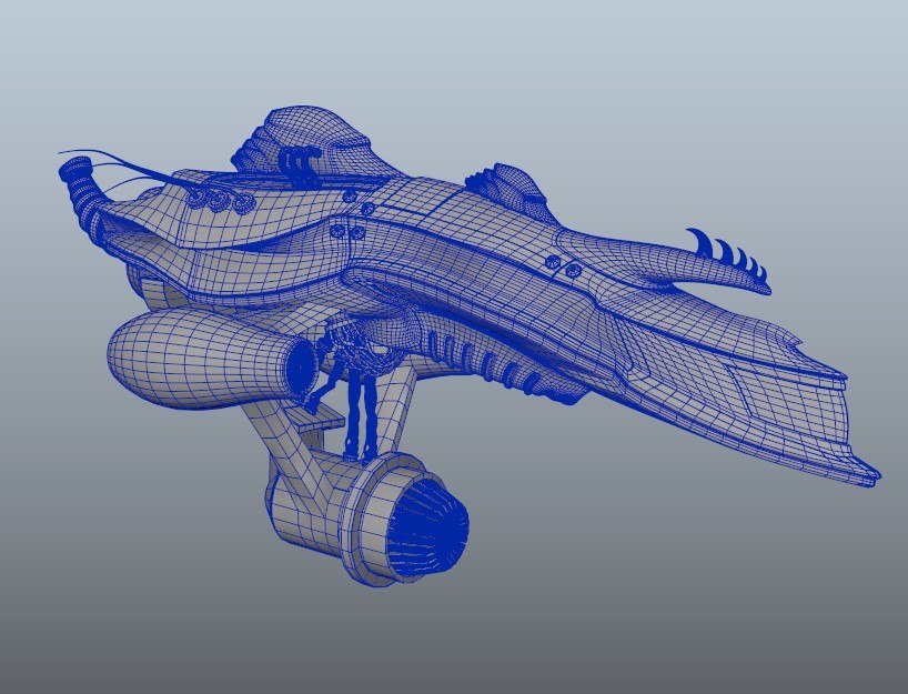 3D spaceship - TurboSquid 1154386