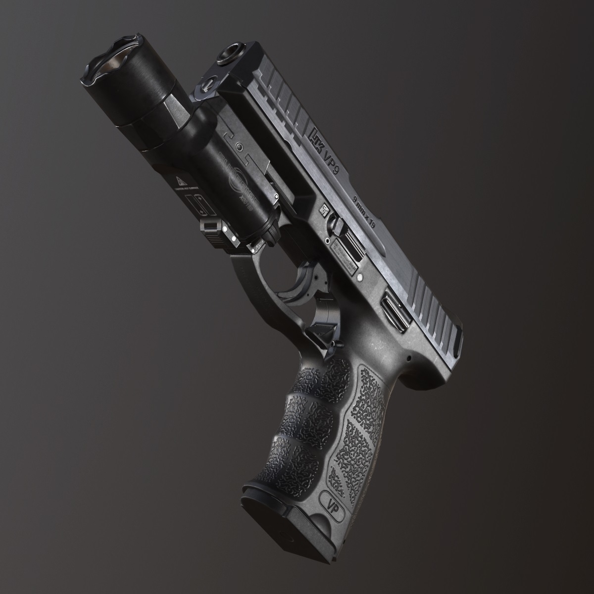 Heckler koch vp9 sfp9 3D model - TurboSquid 1154429