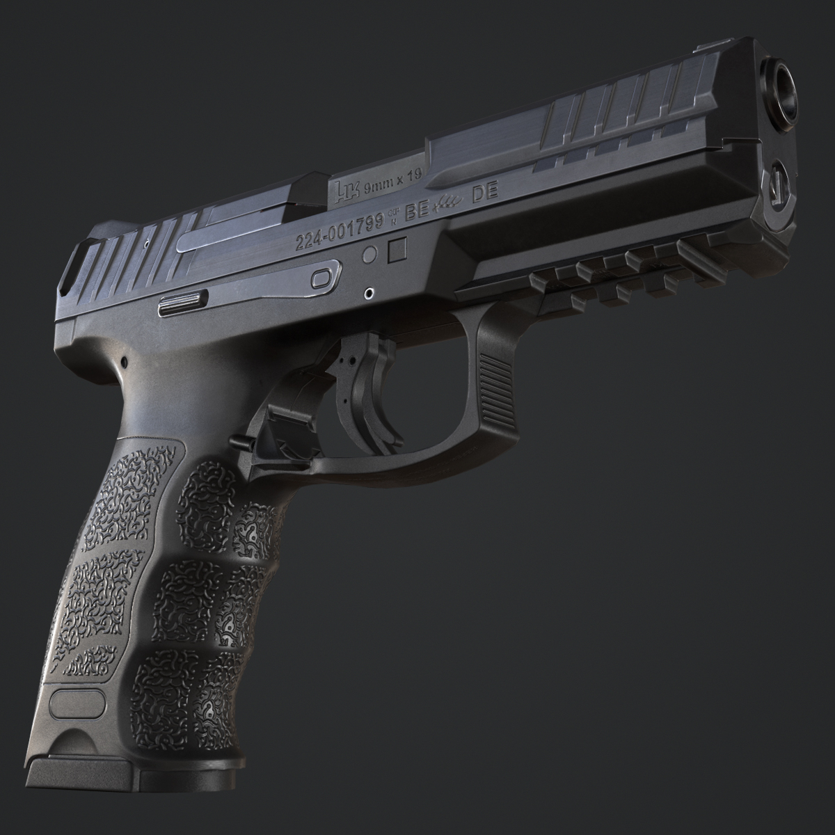 Heckler koch vp9 sfp9 3D model - TurboSquid 1154429