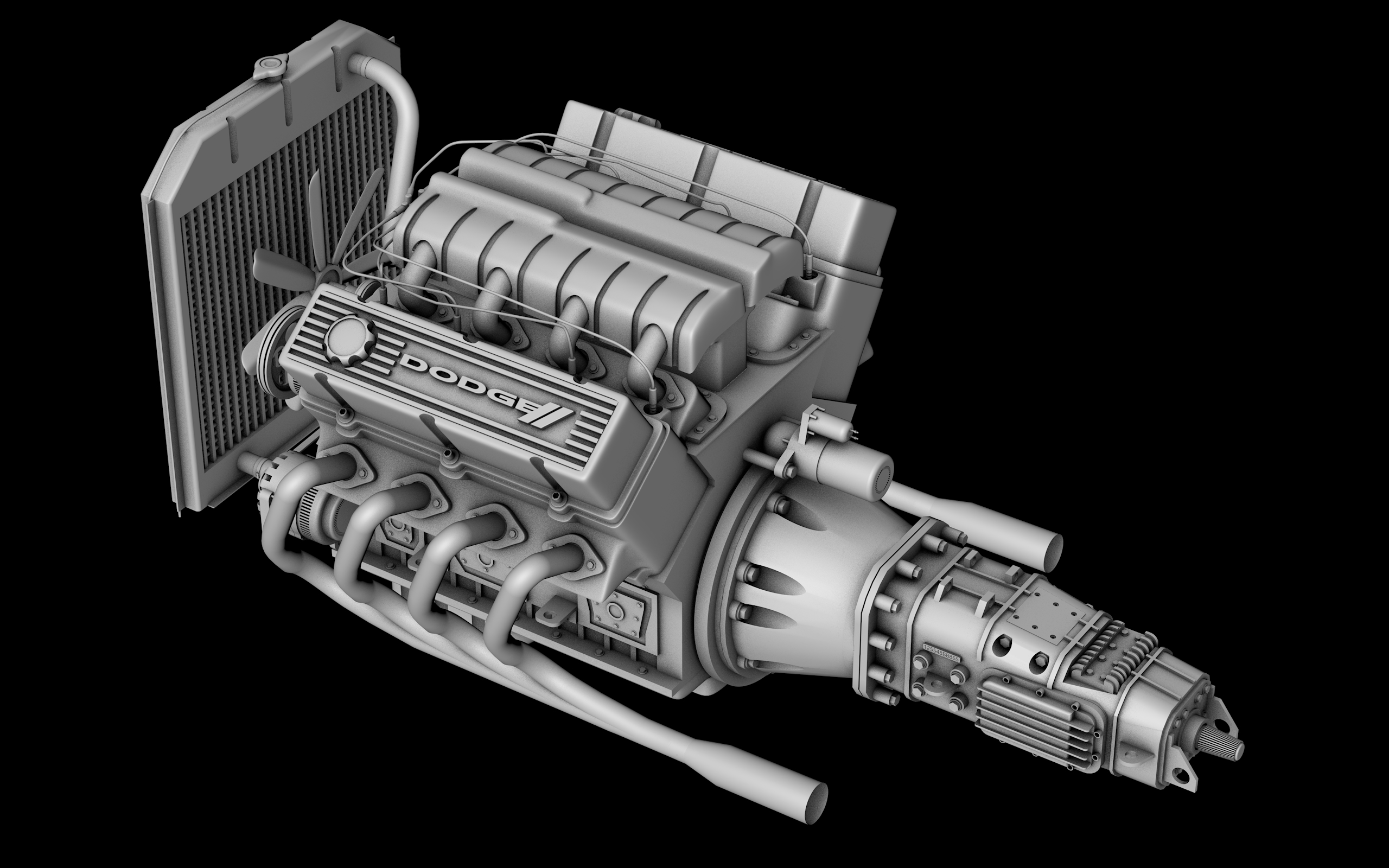 Car engine 3D model - TurboSquid 1154452