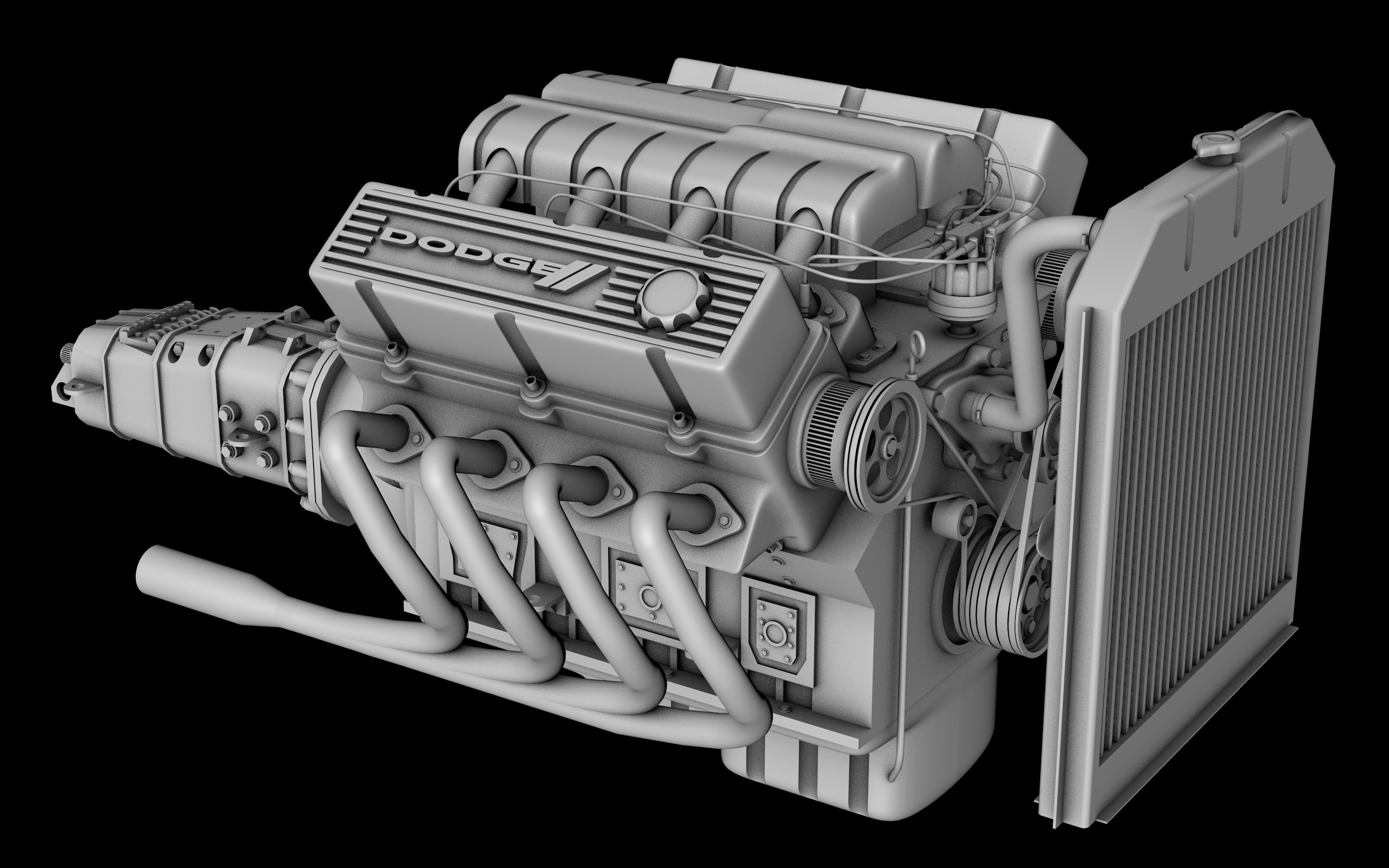 Car engine 3D model - TurboSquid 1154452