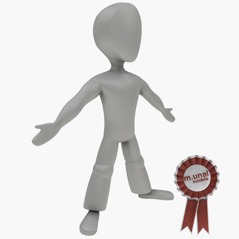 3D white man generic model - TurboSquid 1154498