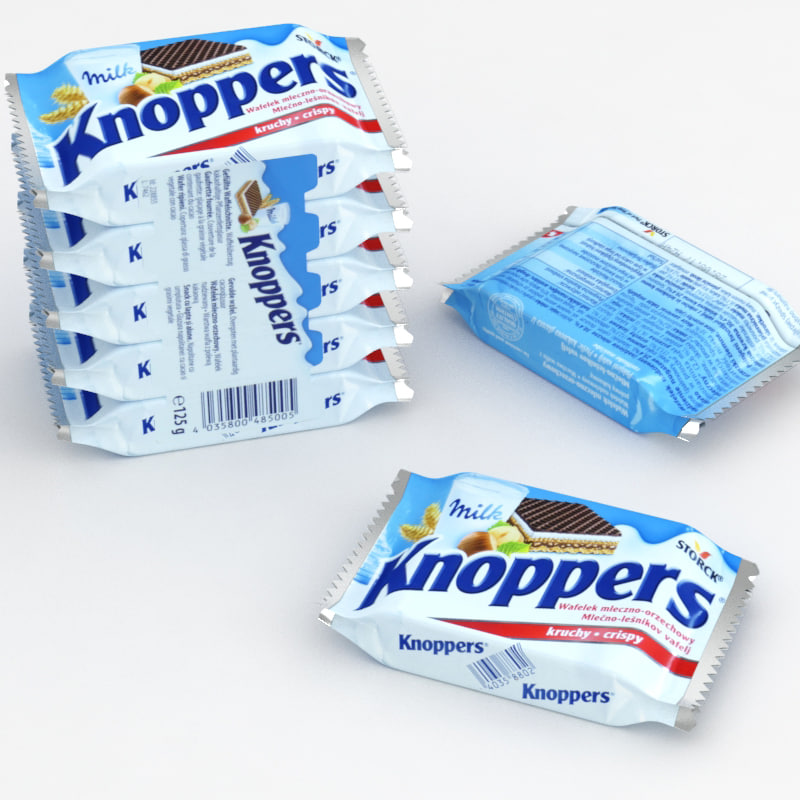 Knoppers 5-pack model - TurboSquid 1154554