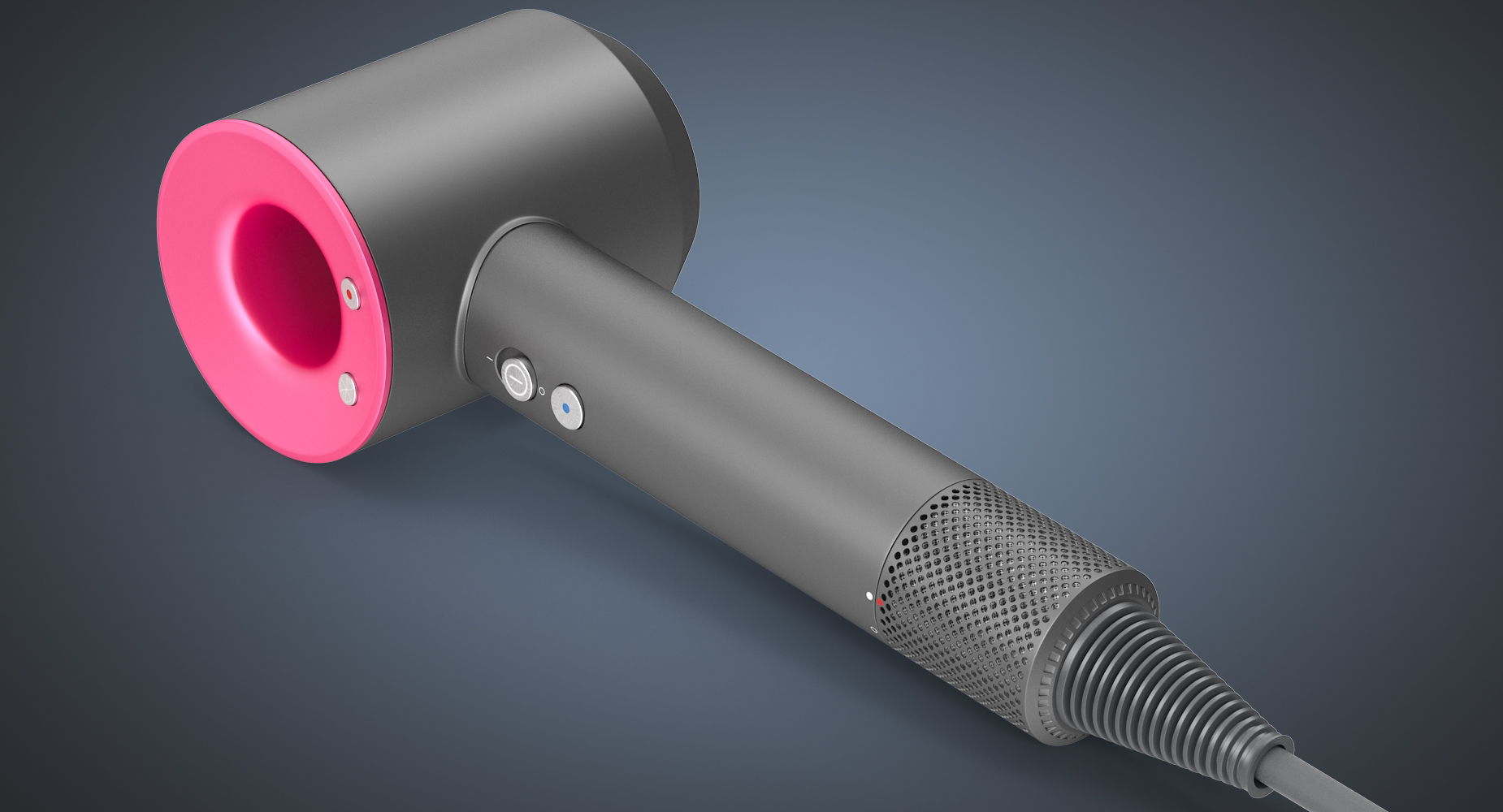 3D dyson hair dryer model - TurboSquid 1154605