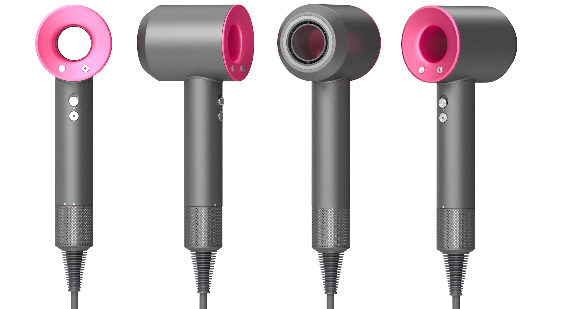 3D dyson hair dryer model - TurboSquid 1154605