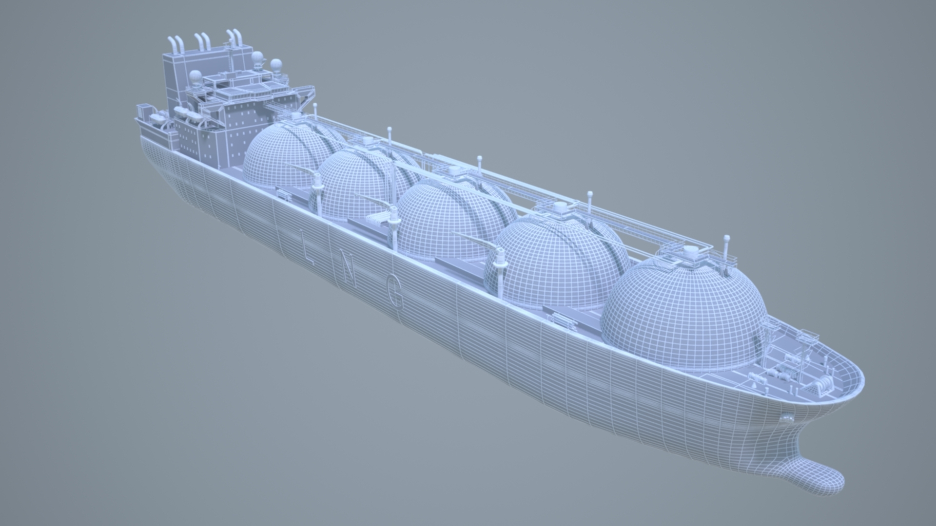 Lng tanker ship 3D model - TurboSquid 1154693