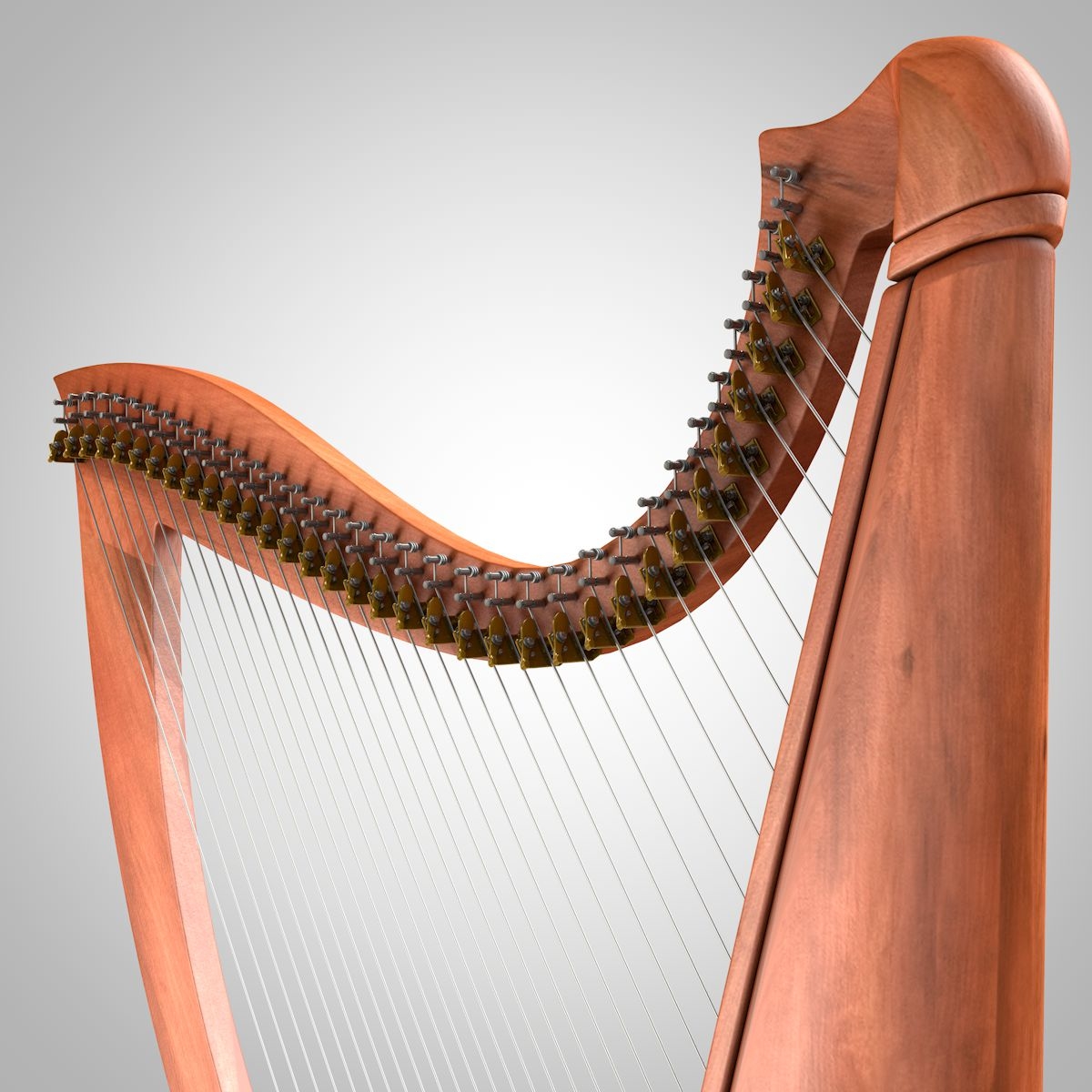 3D harp model - TurboSquid 1154815
