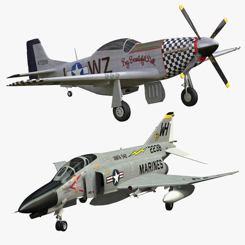 F-4 phantom 3D model - TurboSquid 1154845