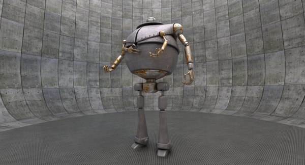 3D sci-fi robot - worker - TurboSquid 1154854