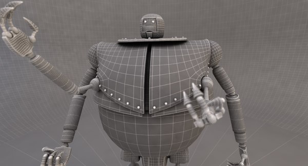 3D sci-fi robot - worker - TurboSquid 1154854