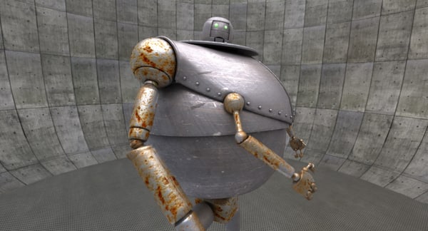 3D sci-fi robot - worker - TurboSquid 1154854