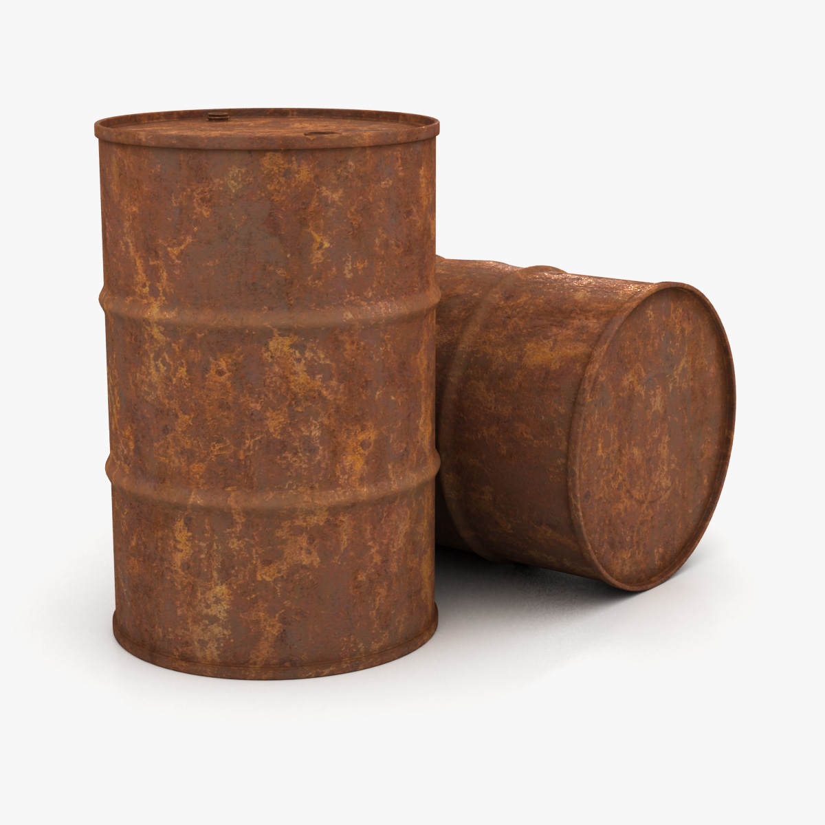 3D rust barrels - TurboSquid 1154954