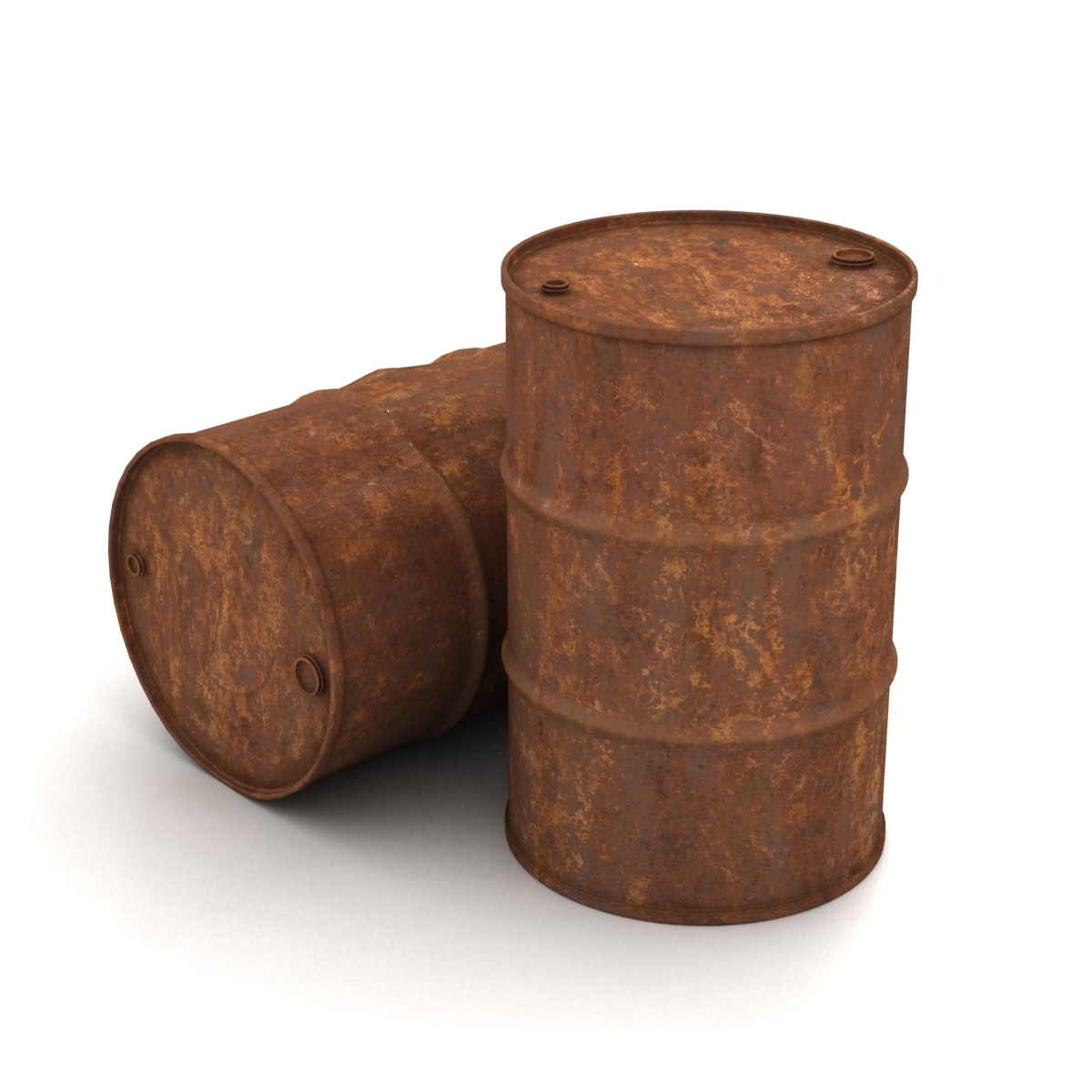 3D rust barrels - TurboSquid 1154954