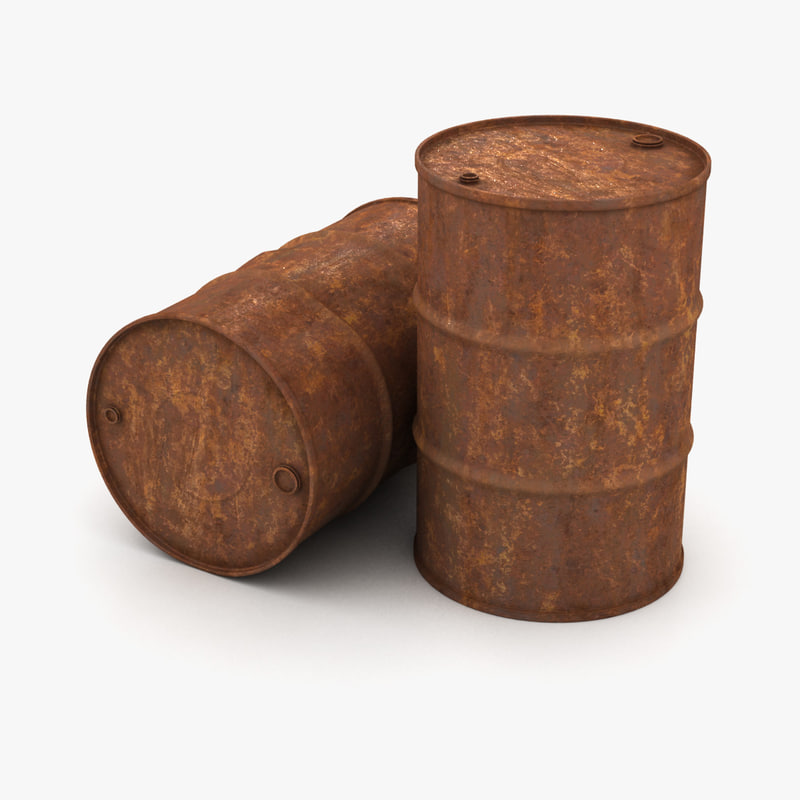 3D rust barrels - TurboSquid 1154954