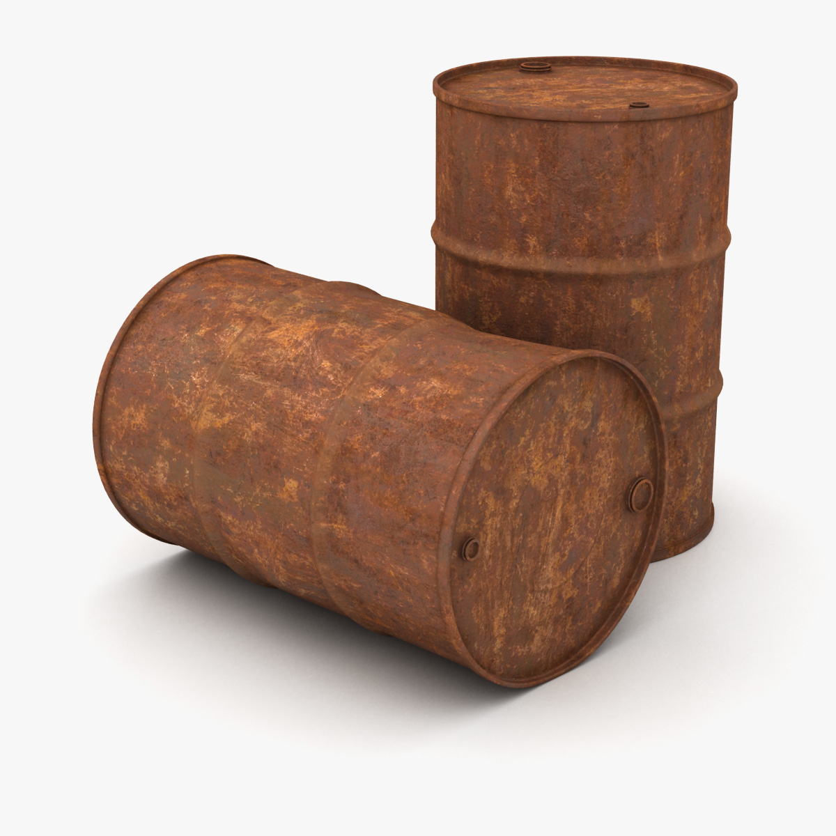 3D rust barrels - TurboSquid 1154954
