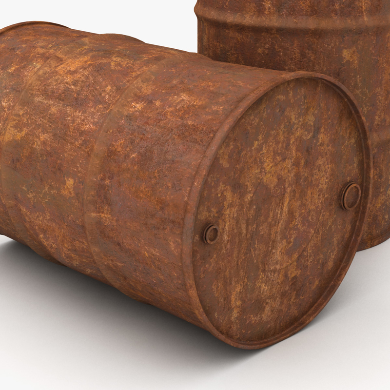 3D rust barrels - TurboSquid 1154954